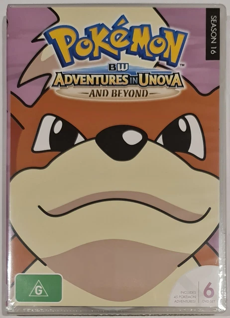 POKEMON SEASON 16 BW Adventures In Unova & Beyond - DVD Region 4 (AU ...