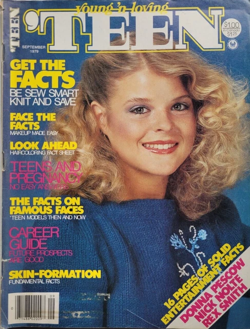 RHEA DESZCZ SEPTEMBER 1979 TEEN Magazine / NICK NOLTE / REX SMITH ...