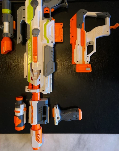 NERF N-STRIKE MODULUS ECS-10 + Nerf Modulus Blaster Stock Bundle EUR 25 ...