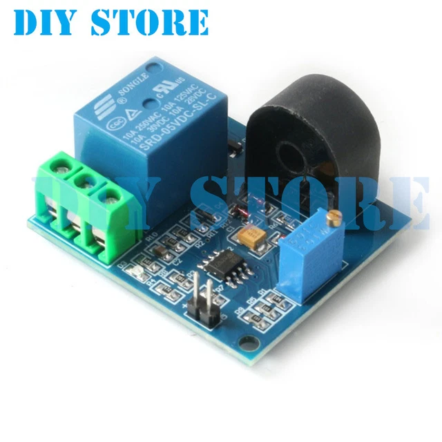 AC CURRENT SENSOR 5V Relay Module ZMCT103C Transformer 5A Detection ...