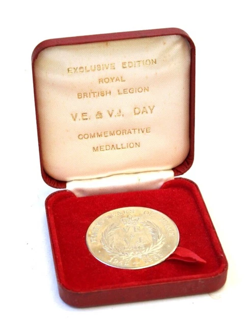 VINTAGE 1985 FORTY Years of Peace WWII VE & VJ DAY Commemorative ...