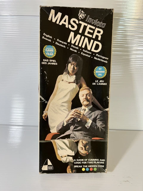 VINTAGE 1972 ORIGINAL Master Mind Mastermind Invicta Strategy Game ...
