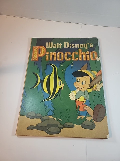 WALT DISNEY’S VERSION of Pinocchio Story Books Copyright 1939 USA Rare ...