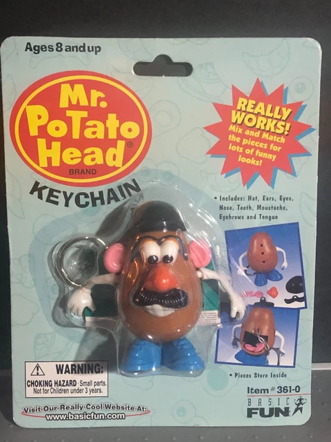 RARE VINTAGE MR. Potato Head Key Chain NEW Sealed 1999 Basic Fun $21.95 ...