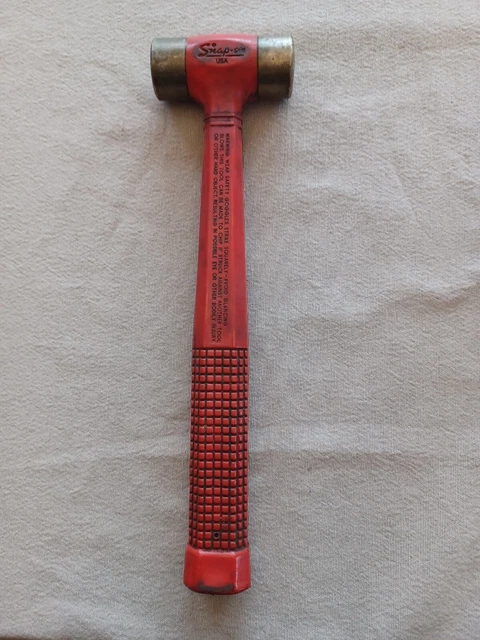 SNAP ON TOOLS Vintage BE216 BRONZE 16oz Hammer EUR 67,78 - PicClick IT