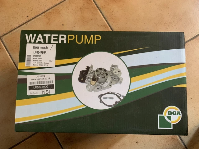 LR004799A WATER PUMP Land Rover Defender Puma 2.4 TD4 Duratorq 2007-11 ...