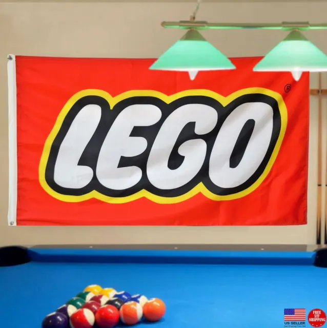 LEGO TOY BRICK Building Blocks 3x5 Flag 3 x 5 Banner Man Cave Flags New ...