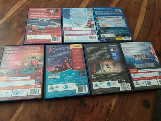 DISNEY UK DVD Bundle X7 Wreck It Ralph Aladdin Groove Poppins Frozen ...