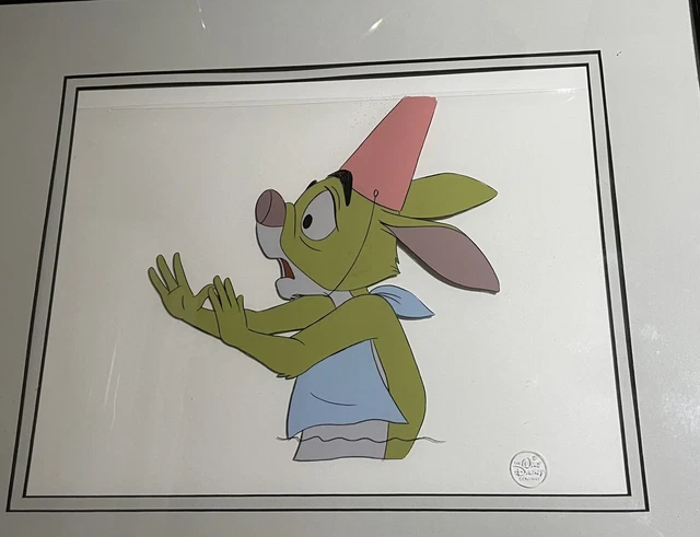WINNIE THE POOH and a Day For Eeyore Production Cel of Rabbit - Walt ...