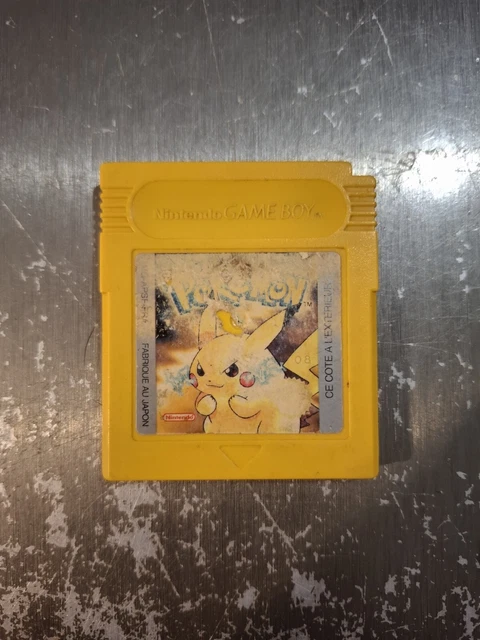 POKEMON VERSION JAUNE FR ORIGINAL cartouche, Pour Game Boy Color ...