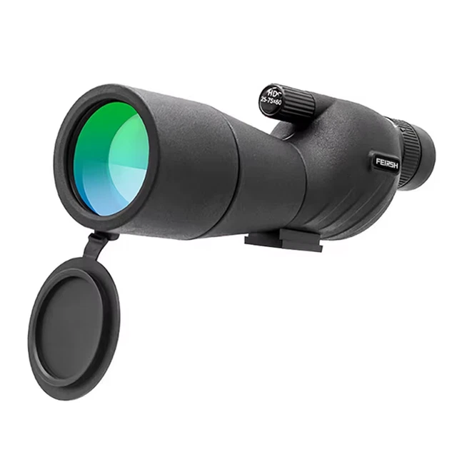 25-75X60 HD SPOTTING Scope Powerful Monocular Zoom Telescope Prism ...