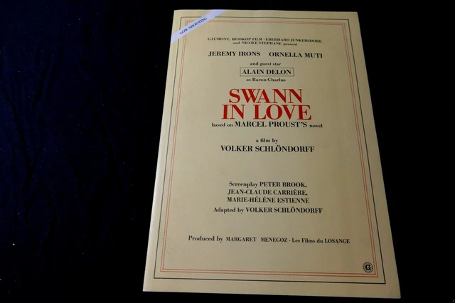 ALAIN DELON UN AMOUR DE SWANN ornella muti Jeremy Irons dossier presse ...