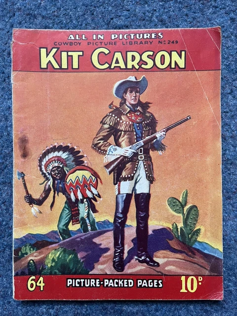 COWBOY PICTURE LIBRARY Comic No. 249 Kit Carson EUR 10,64 - PicClick IT