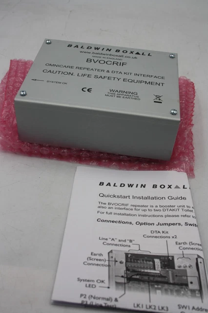 BALDWIN BOXALL OMNICARE Repeater Unit BVOCRIF £99.99 - PicClick UK
