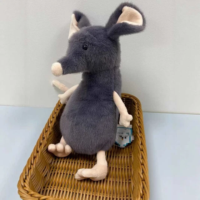 JELLYCAT COLLECTIBLE LACHLAN Sad Rat 25cm BNWT Rare Plush + Free Dust ...