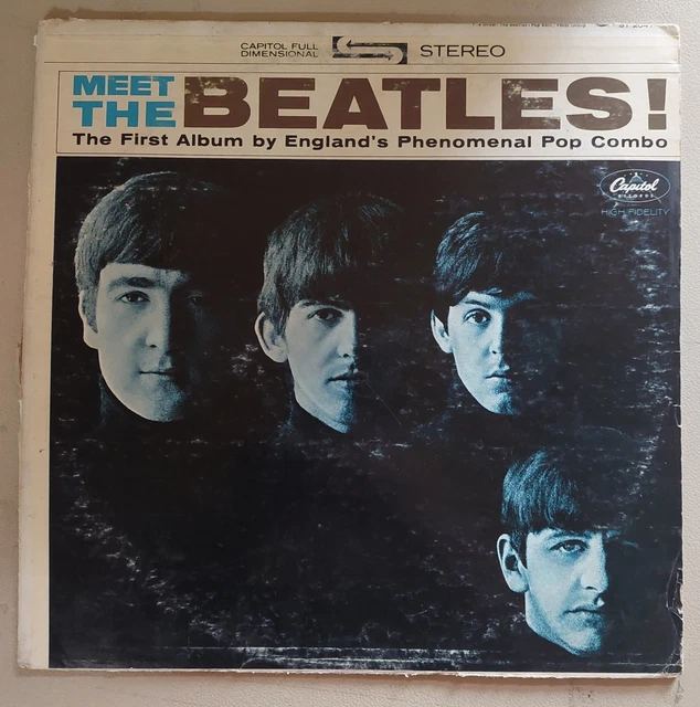 MEET THE BEATLES Apple LP Record 1972 Vintage VG Vinyl ULTRASONIC ...
