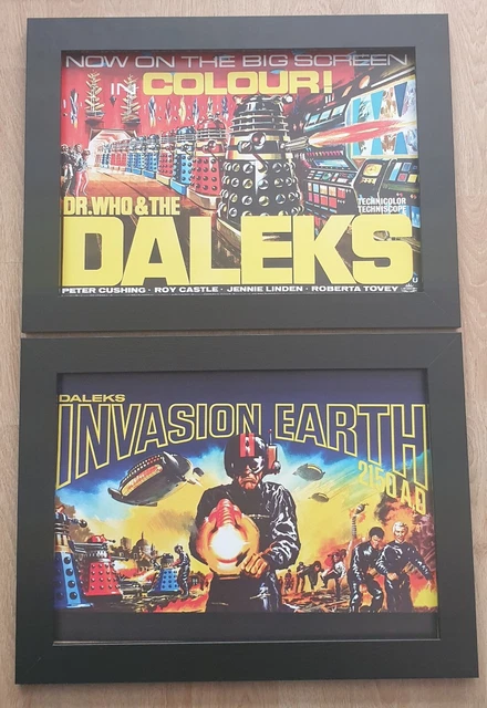 DOCTOR WHO DALEKS & dalek invasion of earth 2150 Movie poster in new ...