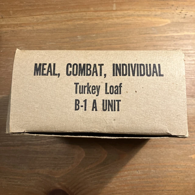 VIETNAM WAR ERA C-Ration Vintage MCI Military Ration Turkey Loaf 1968 ...