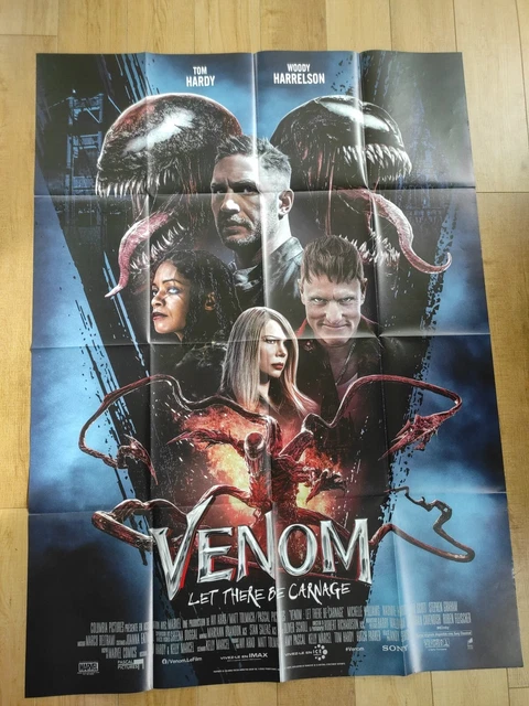 VENOM 2 LET there be carnage Affiche Cinéma Pliée 160 x 120 cm Movie ...