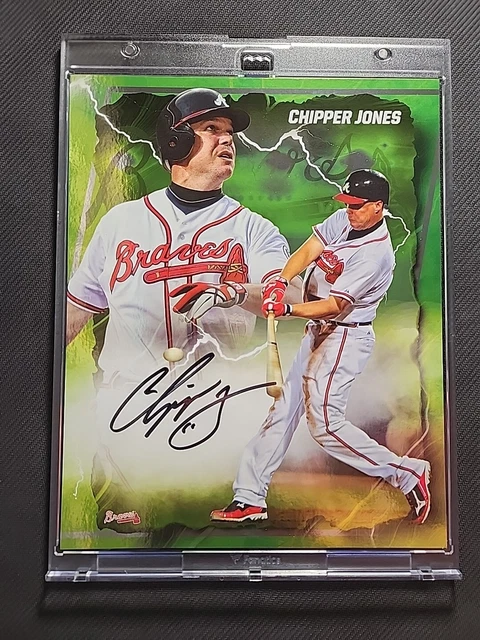 2024 FANATICS UNDER Wraps Emanate Chipper Jones Auto/99 Braves Auto ...