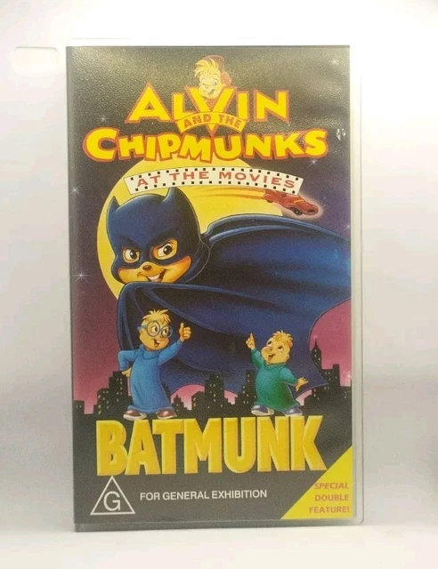 ALVIN AND THE Chipmunks At The Movies : Batmunk VHS VIDEO TAPE TESTED ...
