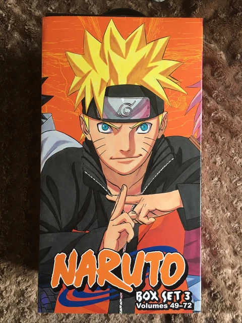 NARUTO BOX SET 3 Volumes 49-72 Manga In Paperback £110.00 - PicClick UK