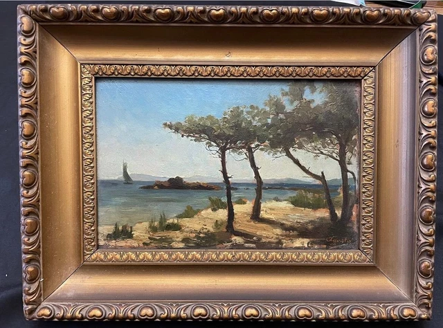 TABLEAU ANCIEN MARINE EUR 150,00 - PicClick FR