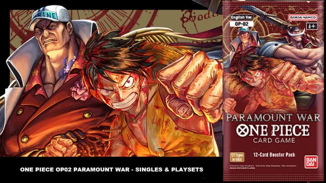 ONE PIECE TCG OP02 Paramount War - Singles & Playsets £1.50 - PicClick UK