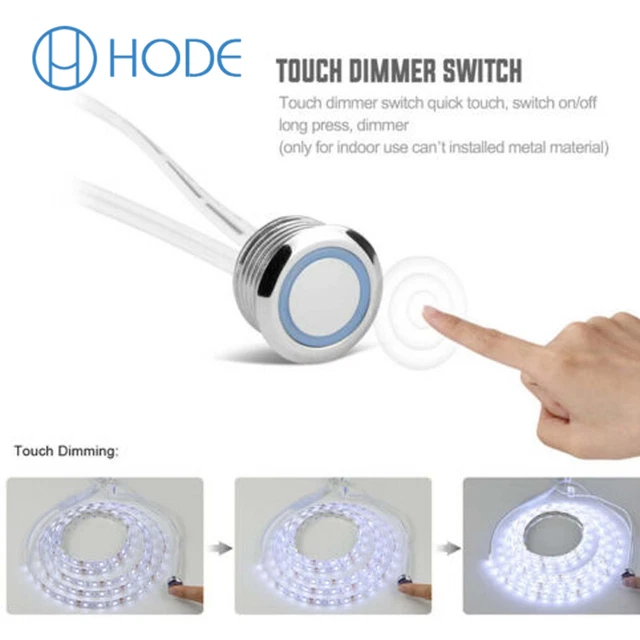 HAND SWEEP/TOUCH SENSOR Dimmer Switch for LED Strip Light DC 12V-24V ON ...