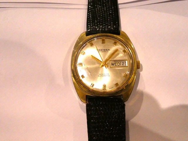 VINTAGE GENTS TRESSA 25J Automatic Watch, Eta 2778. £26.00 - PicClick UK