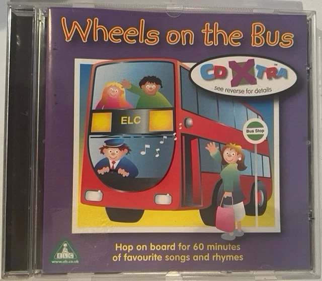 WHEELS ON THE Bus CD Album + CD ROM Incy Wincy Spider Ten Green Bottles ...