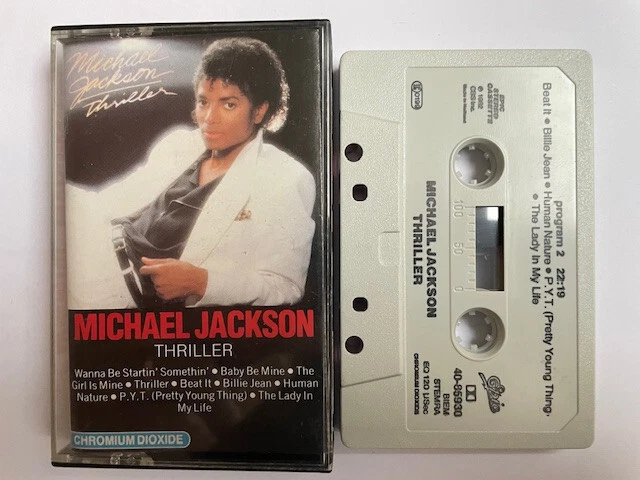MICHAEL JACKSON - Thriller - Cassette Tape EPC 4085930 - Epic 1982 ...