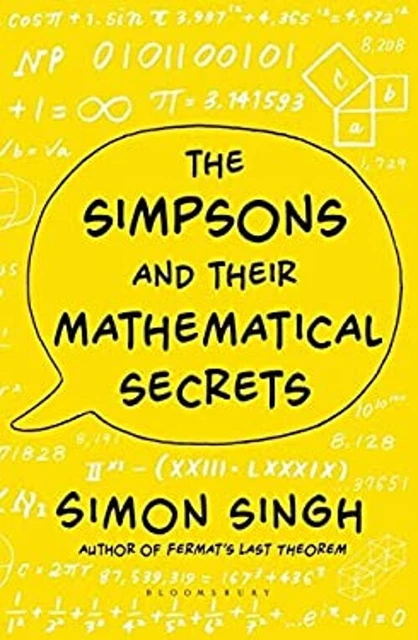 THE SIMPSONS ET Leur Mathématique Secrets Couverture Rigide Simon Singh ...
