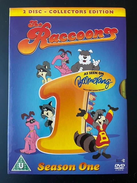 THE RACCOONS SEASON One 2 Disc DVD Collectors Set U 1985-92 New ...
