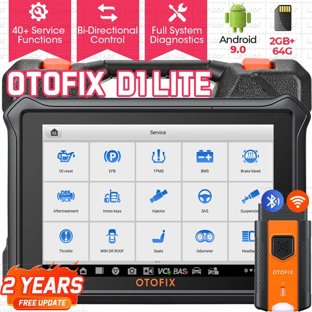 2024 OTOFIX D1 Lite OBD2 Dispositivo Diagnostico Auto Scanner TUTTE ...
