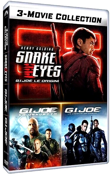 G.I. JOE MOVIE Collection (New DVD) - Snake Eyes/Retaliation/The Rise ...