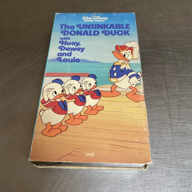 THE UNSINKABLE DONALD Duck (VHS, 1986) £22.51 - PicClick UK