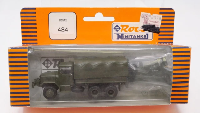 ROCO MINITANKS 484, US Army GMC M35A2 2.5 Ton 6x6 Cargo/ Troop Truck ...