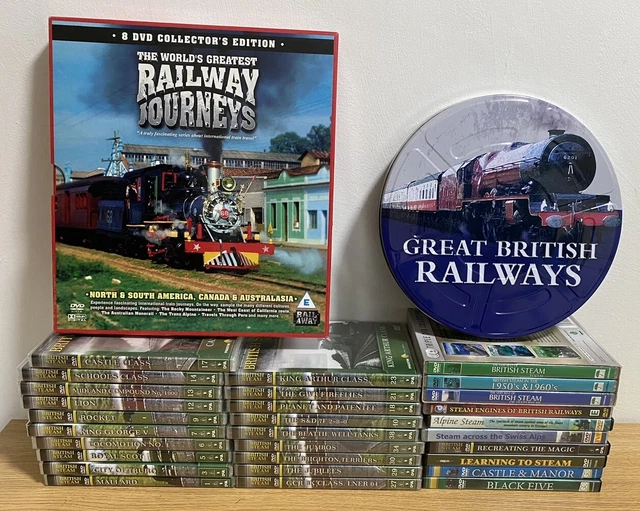 BUNDLE JOB LOT Train British Steam Railways DVD Collection Classics ...