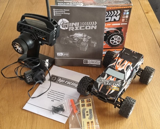 HPI RACING MINI-RECON 1/18th Scale RC Electric Monster Truck Ready ...