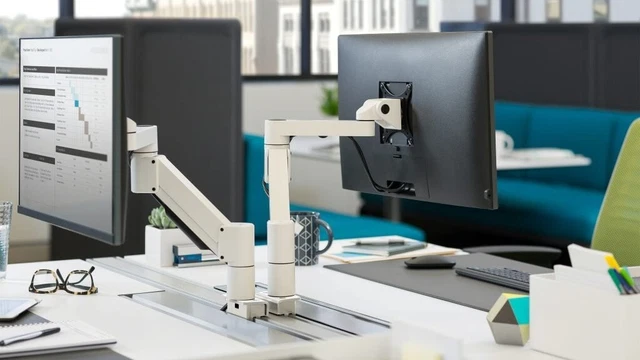 DETAILS BY STEELCASE Flat Panel Monitor Arm CF800 Series BRAND NEW EUR ...