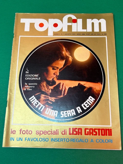 RIVISTA CINEMA TOPFILM 1970 perfetta da edicola ANNO I NUMERO 1 EUR 150 ...