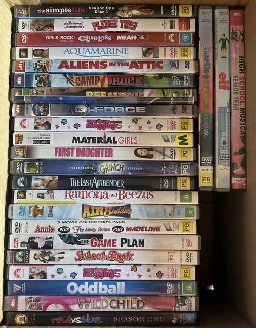 30 KIDS DVDS Kids Children Movies Bundle Bulk Lot -PRE OWNED #127/ $49. ...