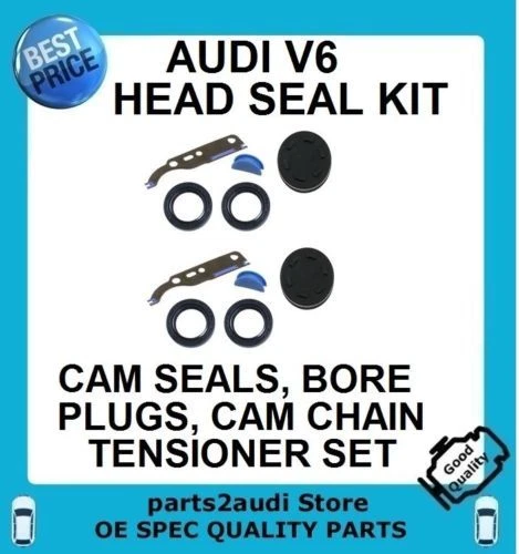 VW AUDI 2.8 V6 Engine Head Seal Valve Cover Cam Bore Plugs, Camshaft ...