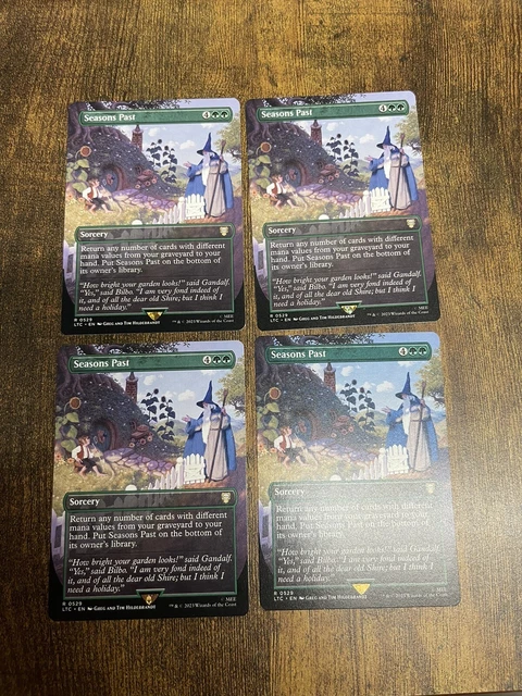 LOTR MTG SEASONS Past BORDERLESS Pack frais EUR 1,13 - PicClick FR