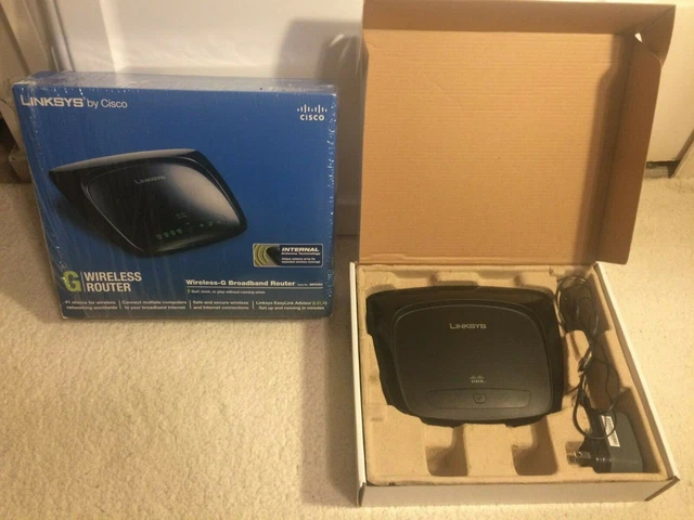 LINKSYS BY CISCO Wireless-G Broadband Router - Model WRT54G2 V1 - 4 ...