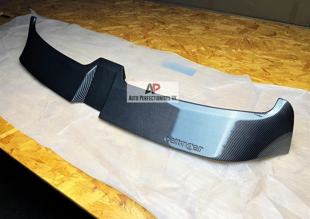 VW POLO MK6 AW GTI R Oettinger Style Rear Carbon Fibre Roof Spoiler ...