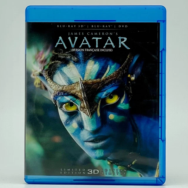 AVATAR (BLU-RAY 3D, Blu-ray, & DVD, 2009, Widescreen) James Cameron $6. ...