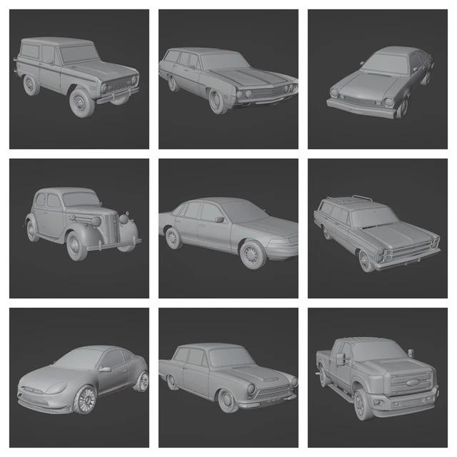 3D PRINTED (F*) 1/32 Scale Cars hundreds of models to choose from EUR ...