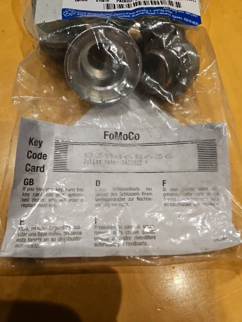 GENUINE FORD TRANSIT Custom Alloy Wheel Locking Wheel Nut Set 2013 ...